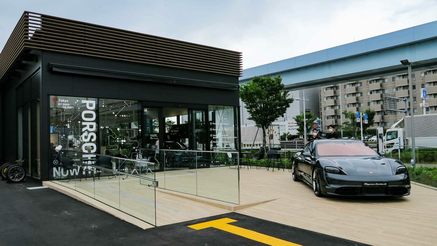 Porsche NOW Tokyoで開催された『Taycan Touch & Feel Day』独占取材〜ポルシェターボチャージャーも設置 | EVsmartブログ