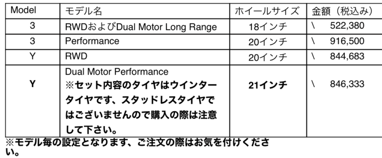 テスラ『モデルY』パフォーマンスにスタッドレスタイヤを装着 | EVsmartブログ