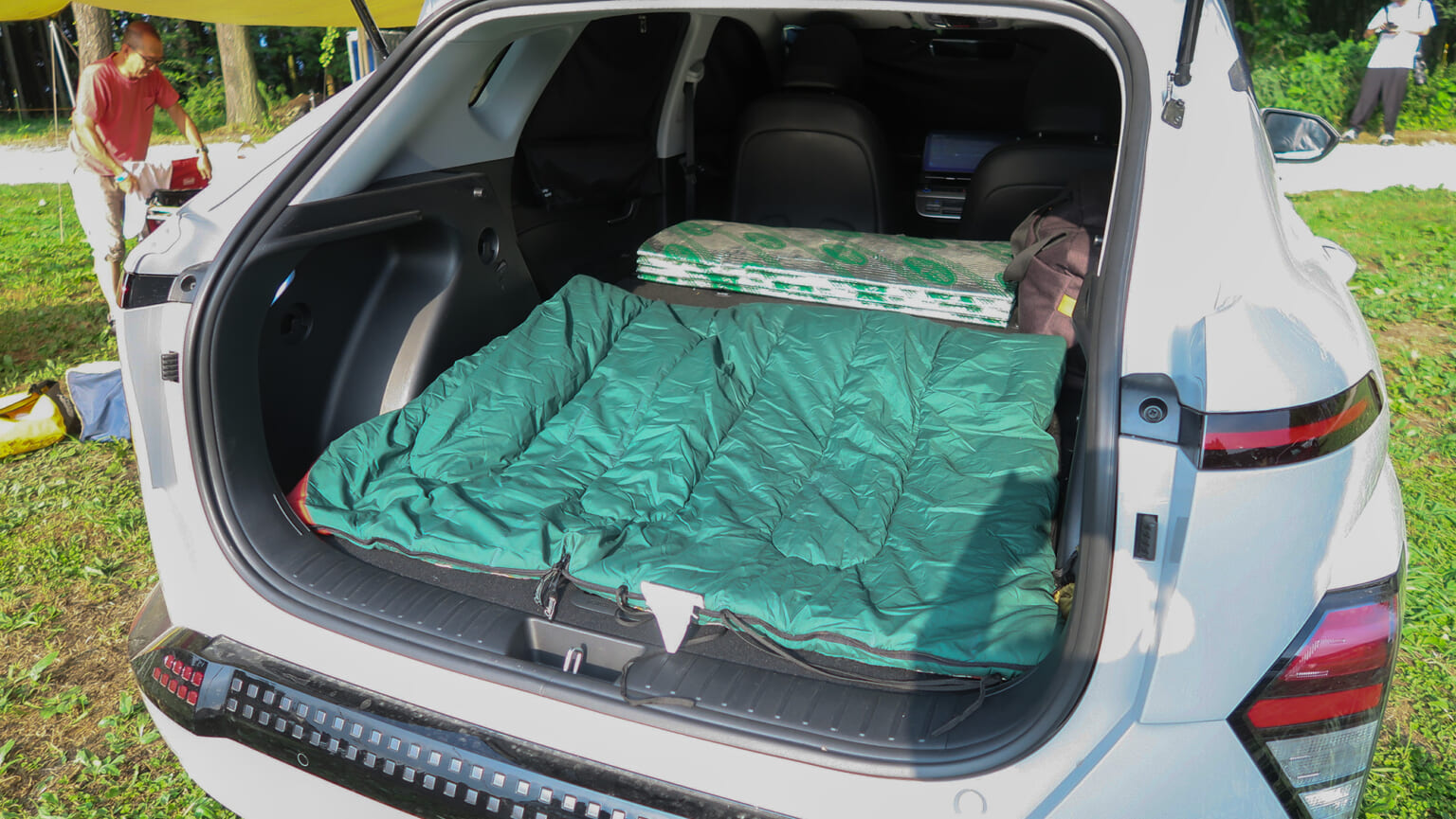 お気楽「BEVキャンプ」レポート／V2Lやエアコン使ってバッテリー残量は大丈夫か？ | EVsmartブログ