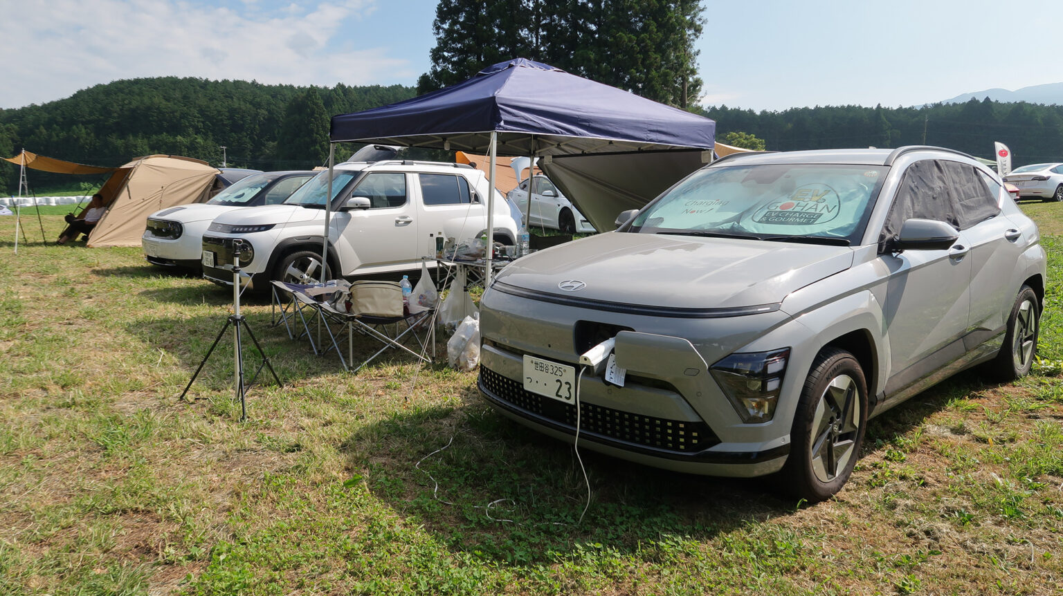 『EV SUMMER CAMP 2025』満喫レポート／コンパクトEV『インスター』で車中泊 | EVsmartブログ